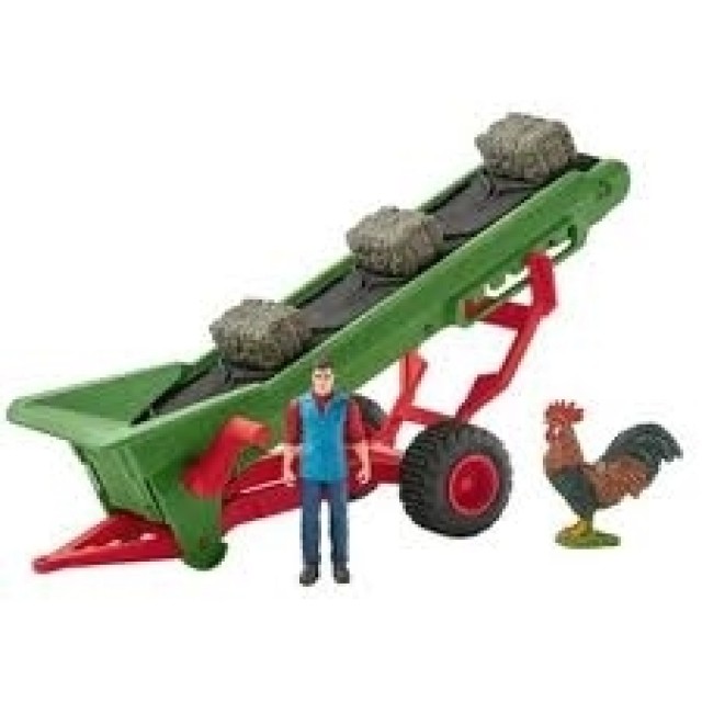 SCHLEICH POKRETNA TRAKA ZA SEME SA FARMEROM 42377