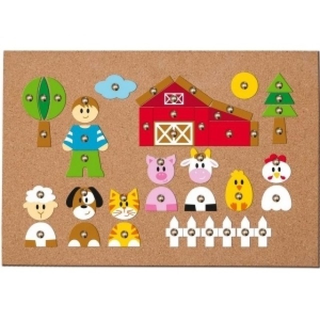 WOODY KREATIVNI SET SA TABLOM 90701