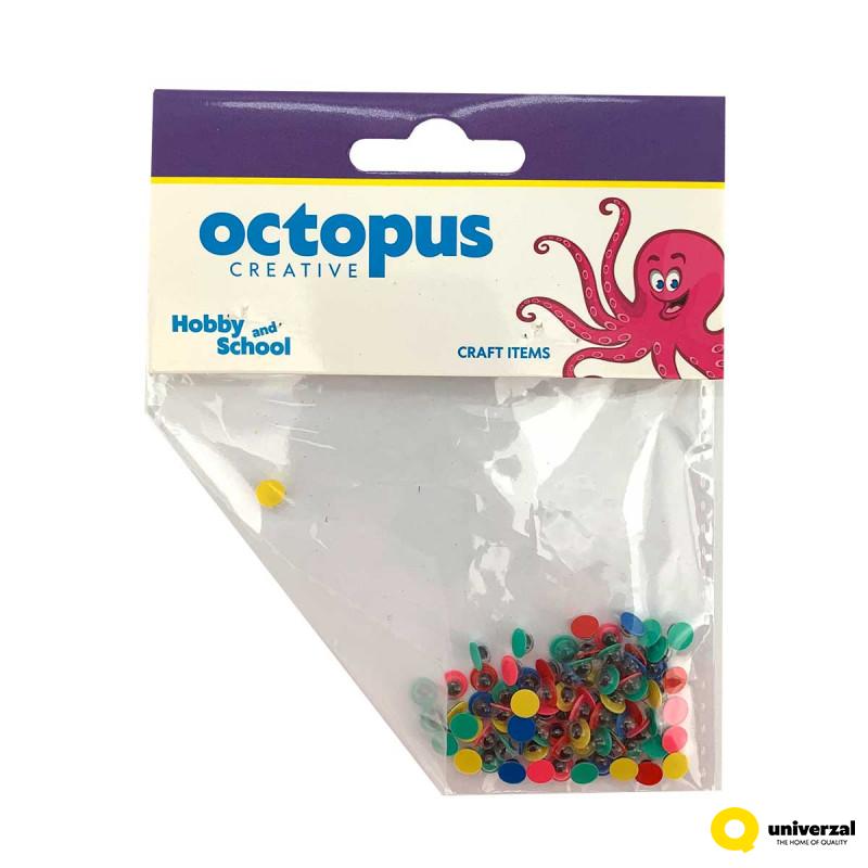 DEKORATIVNE OČI U BOJI 5mm 100kom OCTOPUS UNL-0865