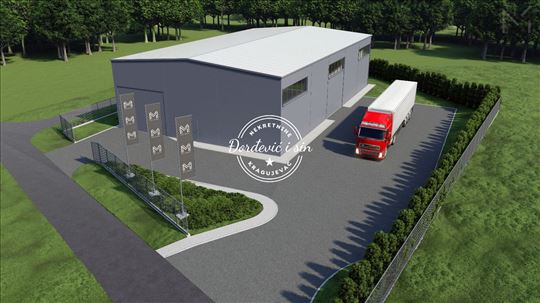 Cerovac Hala 540m2 Plac 17a Novo