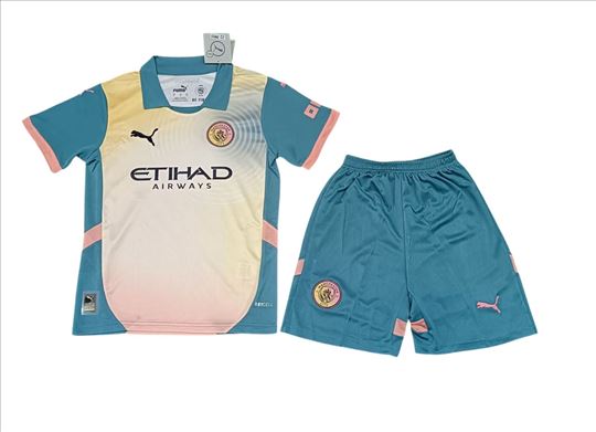 Manchester City 2024/2025 dres deciji cetvrta garn