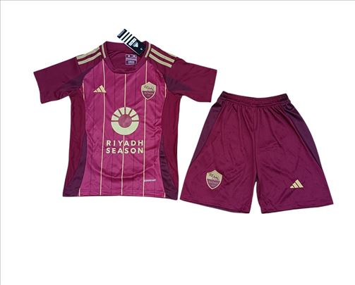 AS Roma 2024/2025 domaći dres dečiji komplet