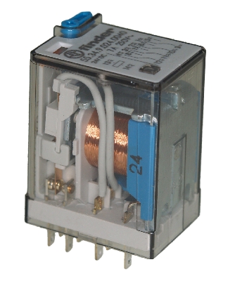 Relej, industrijski, 4 X ON/OFF, 4PDT, 7A, 12V DC, 140Ω, F5534