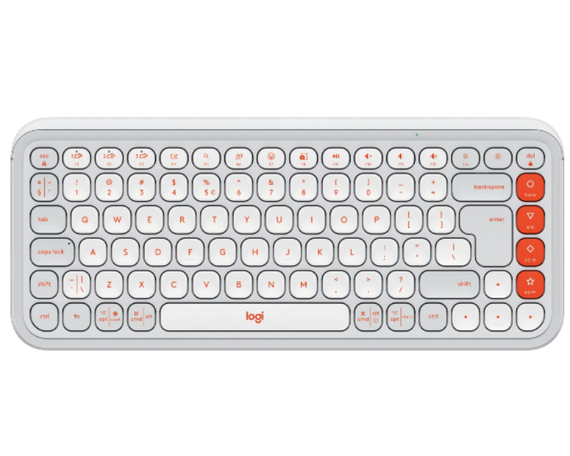 LOGITECH POP Icon Keys US tastatura bela