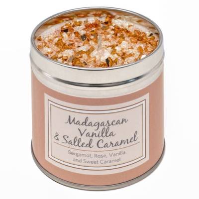 Mirisna sveća sa gliterom - Seriously Scented, Madagascan Vanilla and Salted Caramel