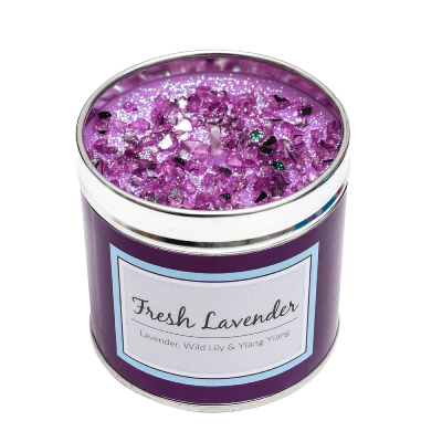 Mirisna sveća sa gliterom - Seriously Scented, Fresh Lavender