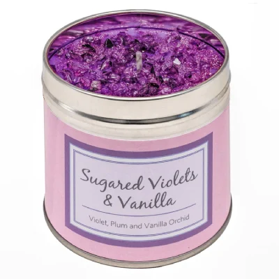 Mirisna sveća sa gliterom - Seriously Scented, Sugared Violets and Vanilla