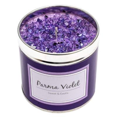 Mirisna sveća sa gliterom - Seriously Scented, Parma Violet