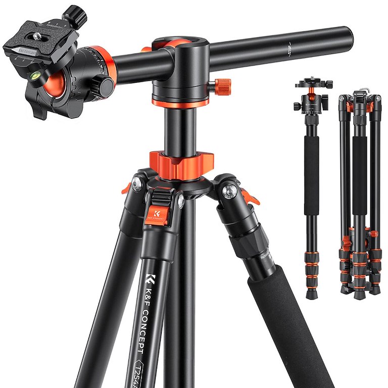 K&F Concept Aluminium tripod (Transverse Center Column) KF09.096V3