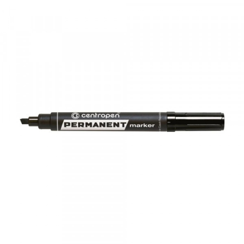 Permanent marker CENTROPEN 8576 2mm kosi vrh crni