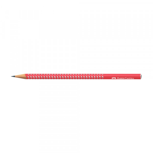 Grafitna olovka Faber Castel GRIP HB Sparkle candy cane red 118240