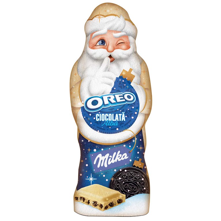 Milka čok figura santa oreo white 100g milka