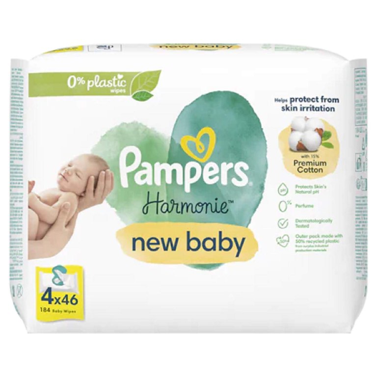 Pampers vl maramice harmonie new born plastic free 4x46/1 pampers