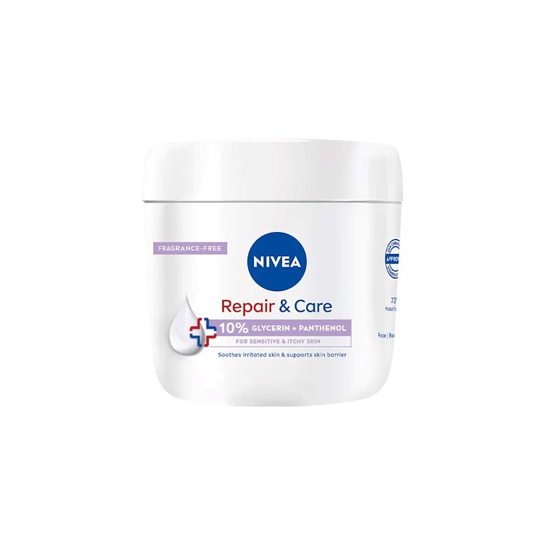 Nivea krema bez mirisa repair&care 400ml nivea