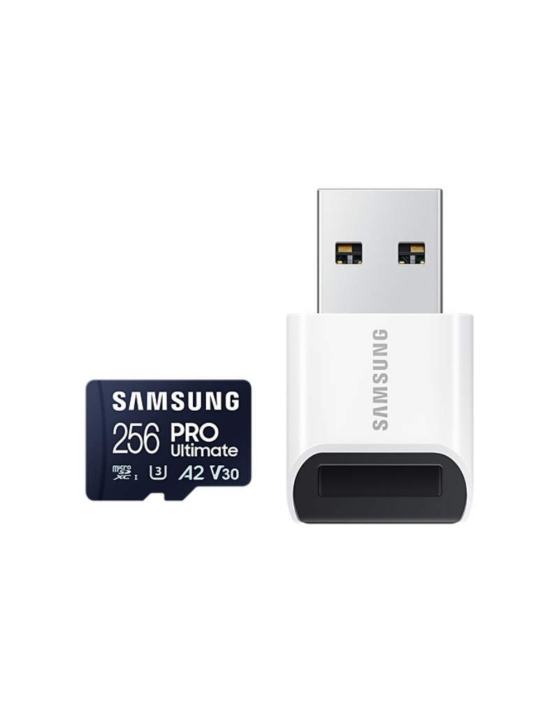 SAMSUNG Memorijska kartica PRO Ultimate MicroSDXC 256GB U3 + USB reader MB-MY256SB