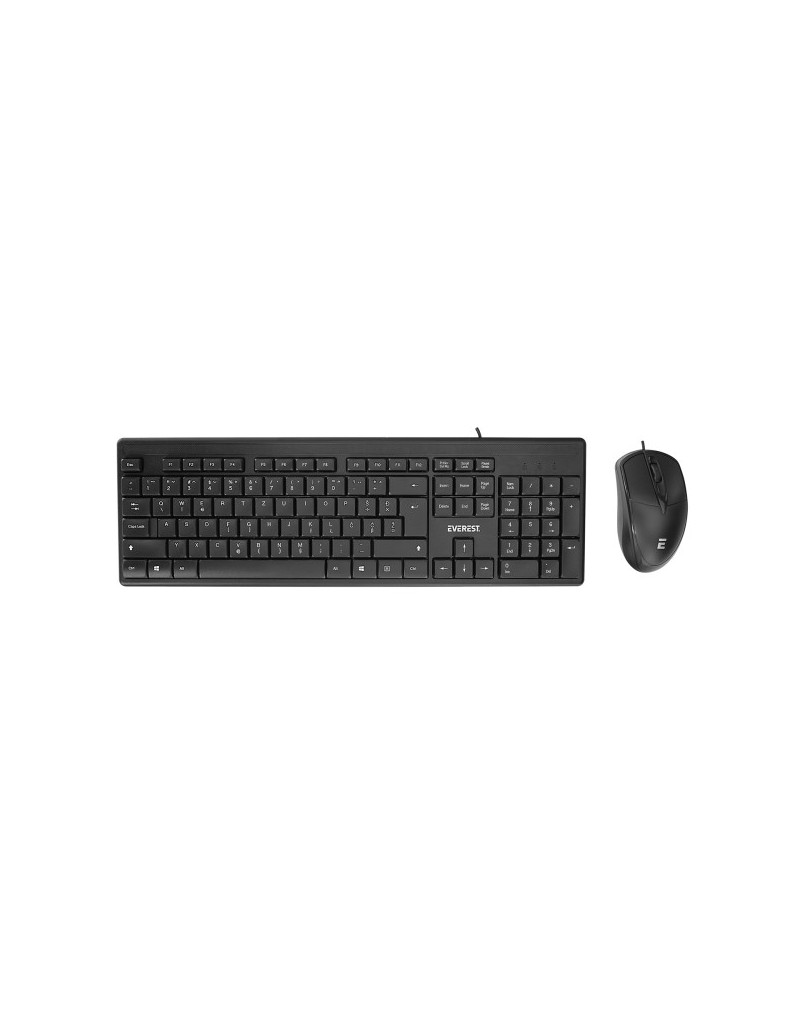 Tastatura+miš US Everest KM-515 YU crna