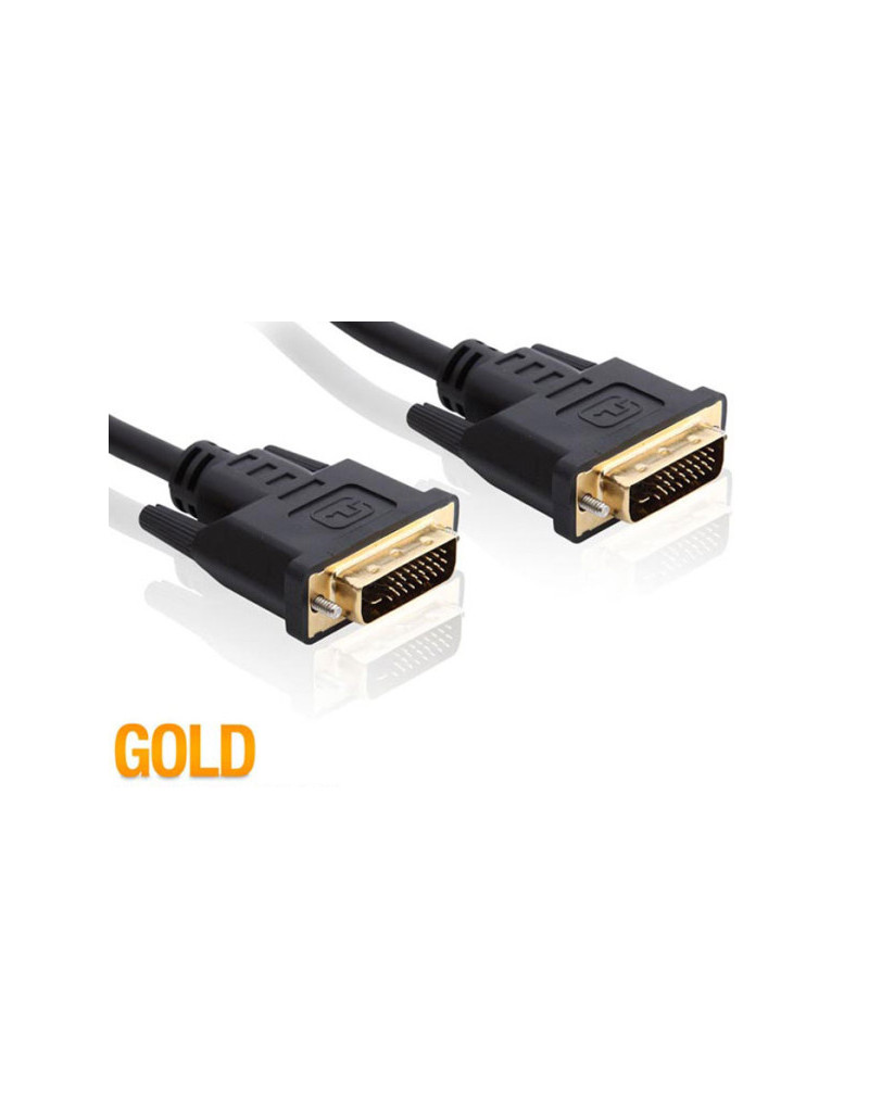 Kabl S-link SL-DVI218 DVI na DVI 24 + 1M Gold 1,8m