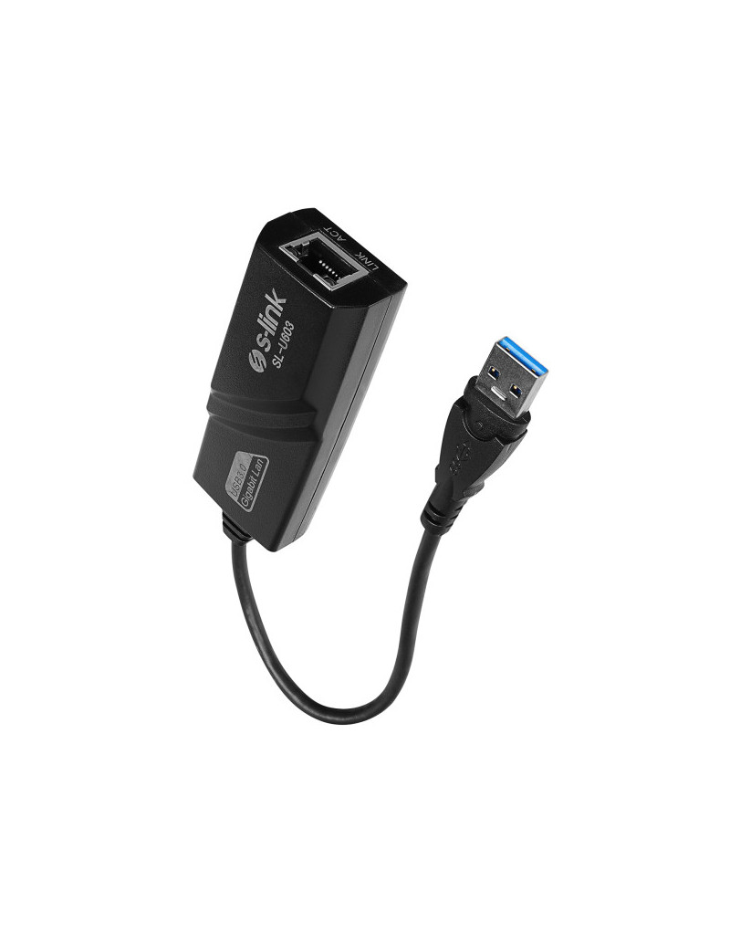 Adapter S-link SL-U603 USB 3.0 na LAN 10/100/1000Mbps