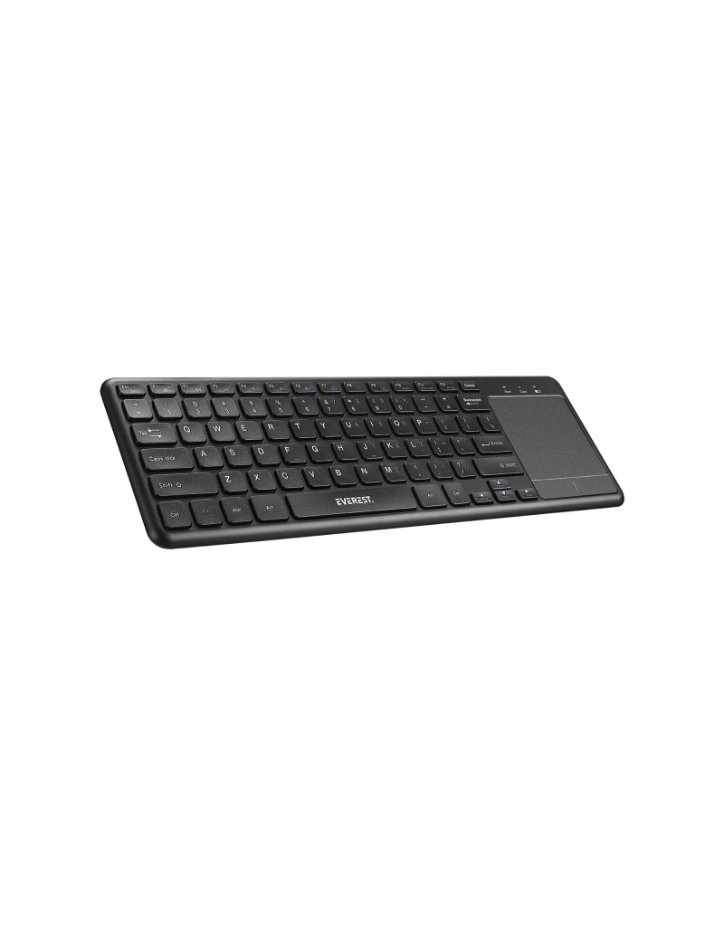 Tastatura WiFi Everest EKW-155 TouchPad US crna