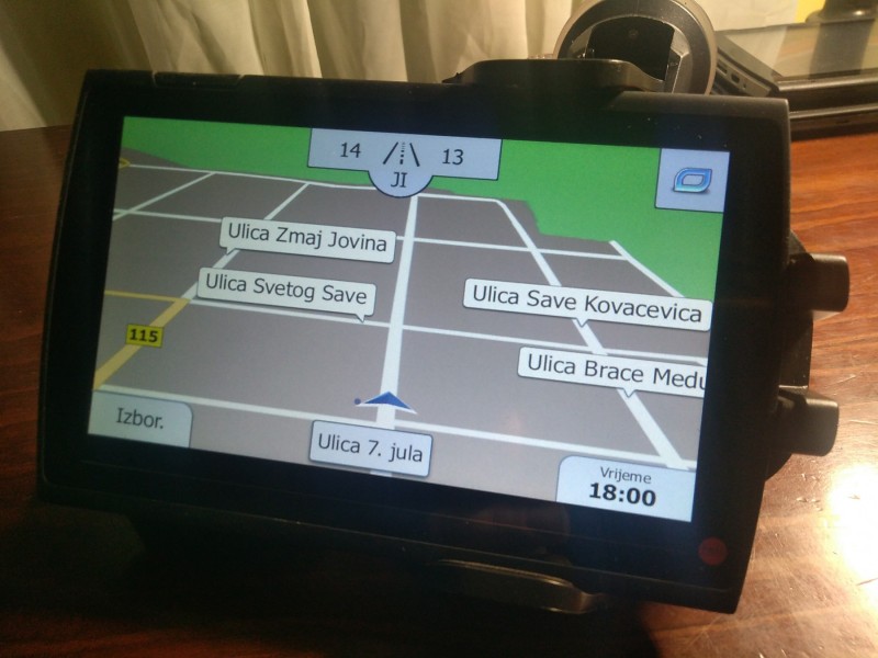 gps 6,2 inča falk fa z 10 - nove mape-auto, kamion