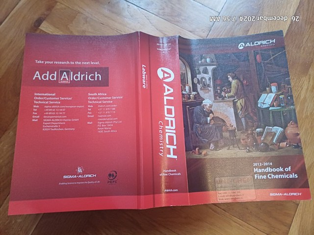 Sigma-Aldrich Handbook of Fine Chemicals 2012-2014 Hand