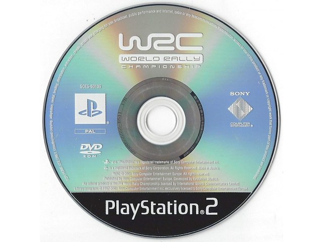 WRC - World Rally Championship / PlayStation 2 (PS2)