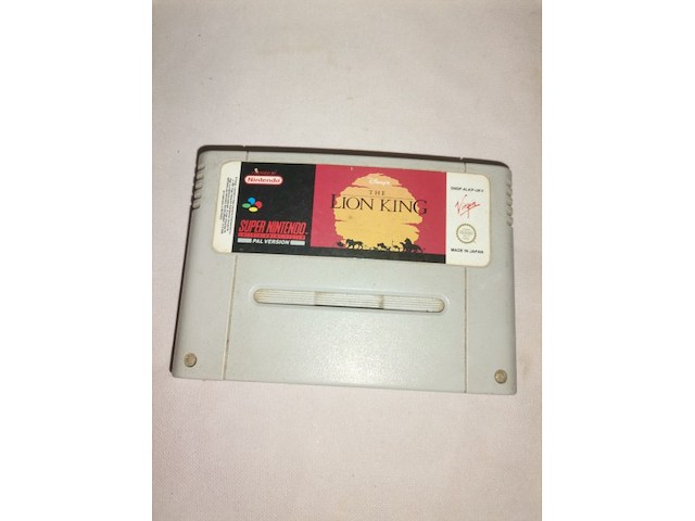 SNES The Lion King Igrica Nintendo