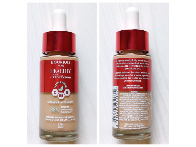 Bourjois Healty mix serum, 54N beige, 30 ml, novo