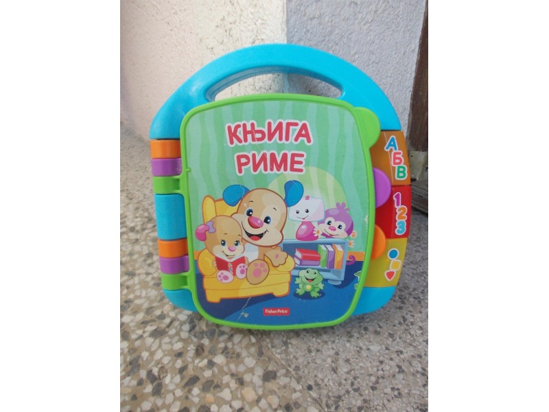 Fisher Price igraćka za bebe Knjiga Rime na Srpskom