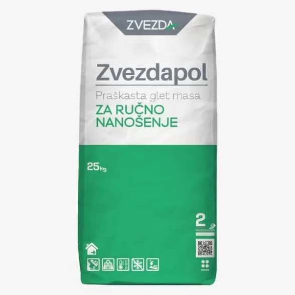 ZVEZDAPOL Praškasta glet masa za ručno nanošenje 25 kg