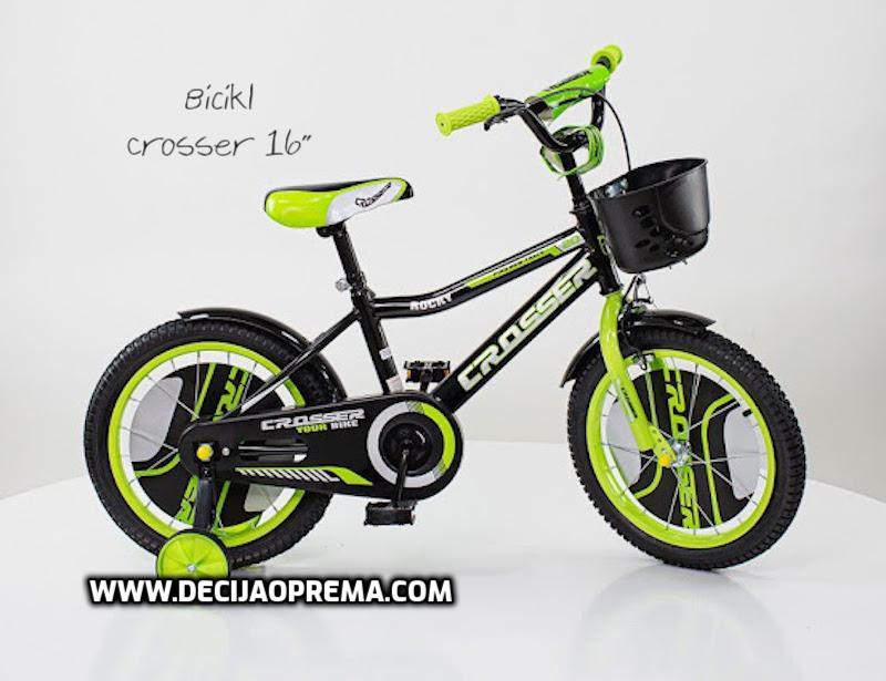 Bicikl Crosser 16″ za decu Zeleni