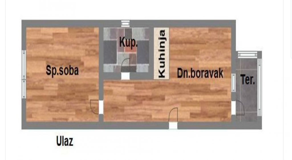 - Savršen dvosoban 44m2 - TELEP -