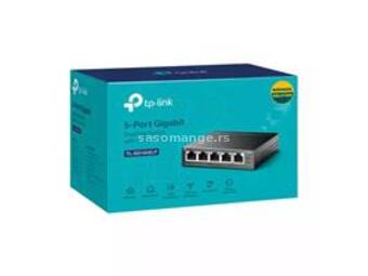 Svič 10/100/1000 5-port TP-Link TL-SG1005LP 4xPoE port 30W