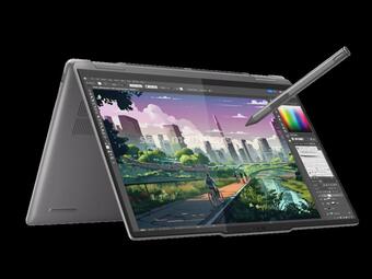 Laptop LENOVO Yoga 7 2in1 14AHP9 DOS/14" WUXGA OLED/Ryzen 7-8840HS/16GB/1TB/backlit SRB/siva