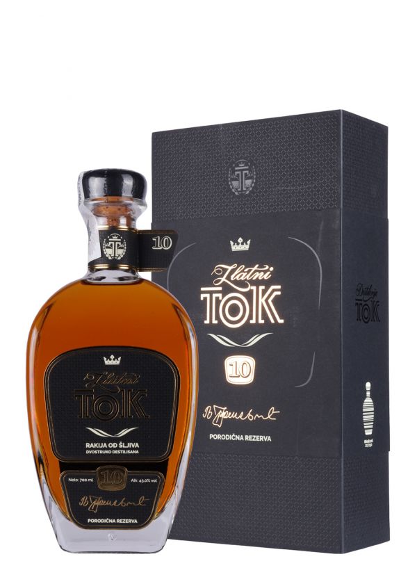 Tok Zlatni 10 Šljiva Gift Box 0.7L