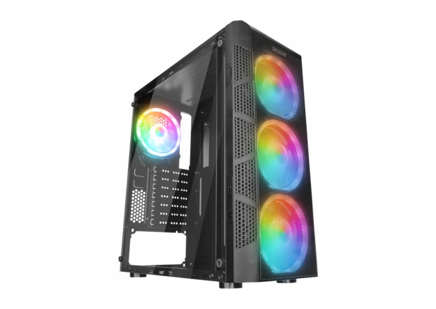 Kuciste Everest Crest V1 Mesh Tempered Glass 4x12cm Auto-RGB