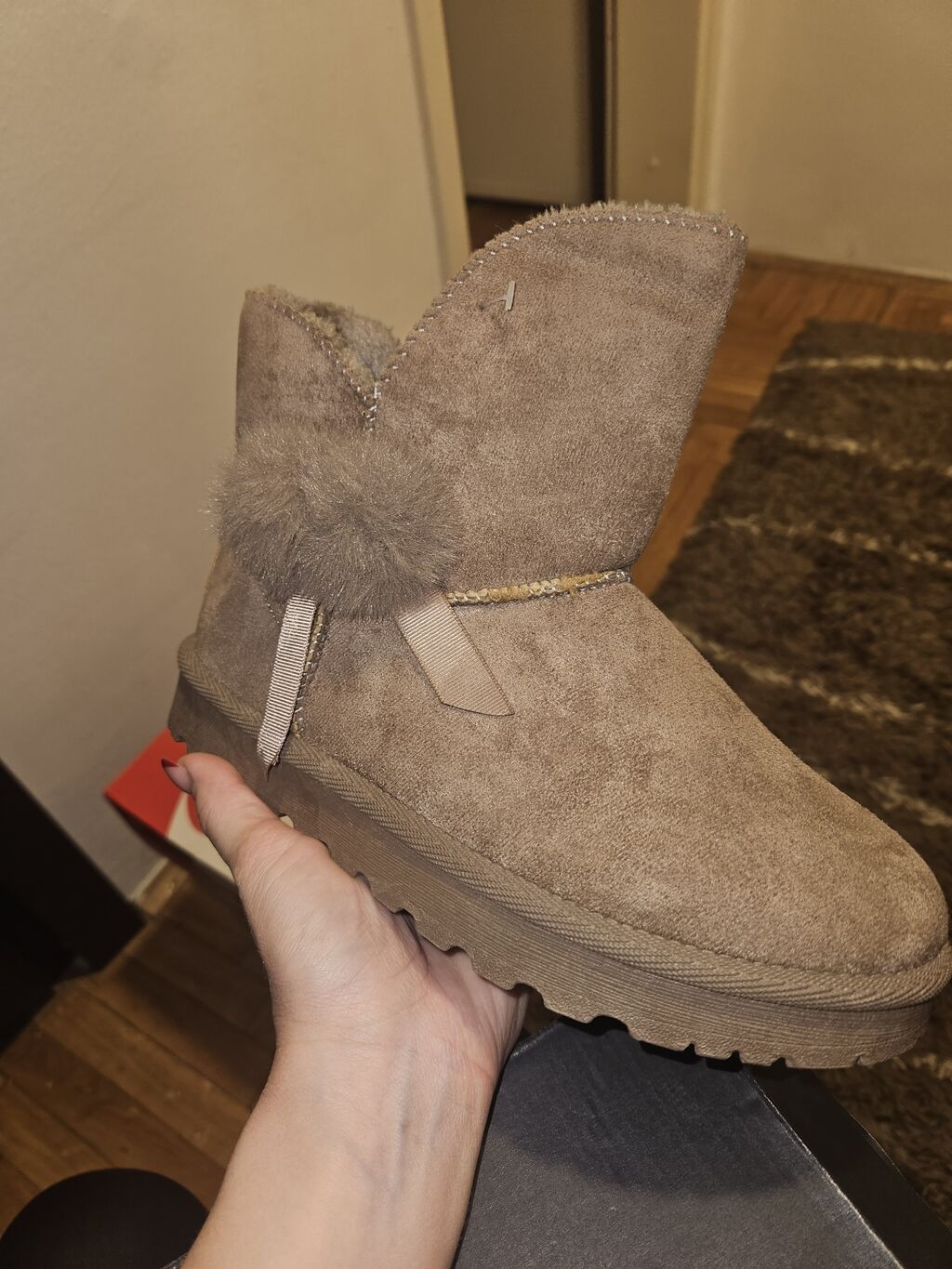 Ugg mini čizme, bоја - Bež, 38