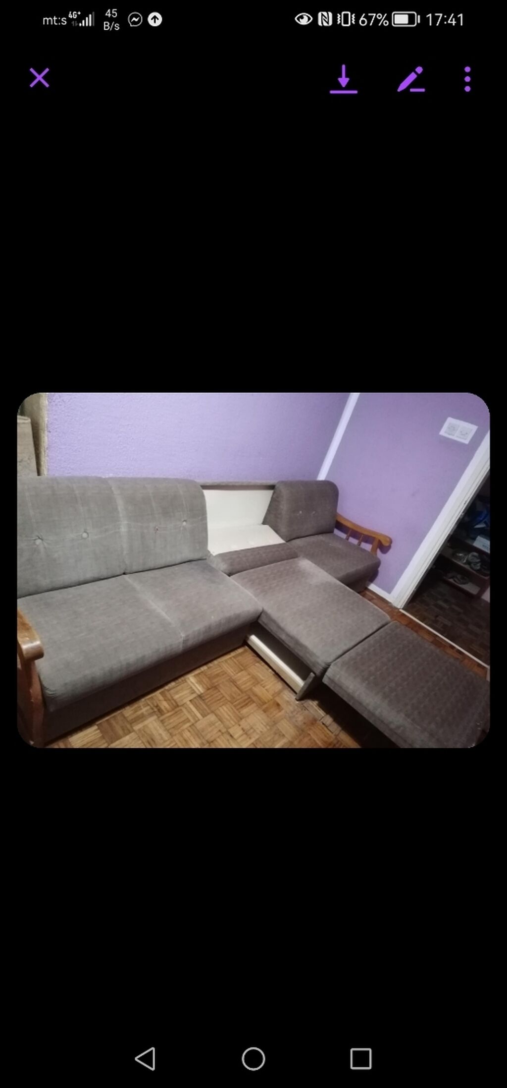 Sofa sa opcijom za Spavanje za dvoje