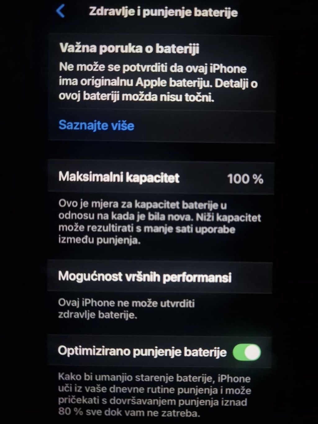 Apple iPhone iPhone 11, 64 GB, Black Titanium, Face ID, Otisak prsta