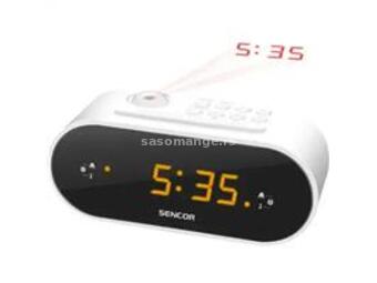 FM radio alarm sa projektorom vremena SENCOR SRC 3100 W beli