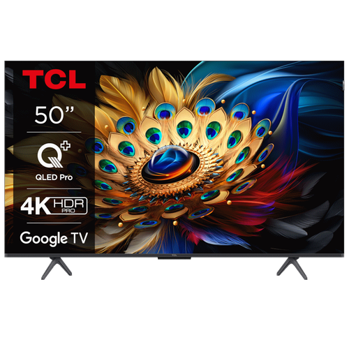 TCL 50C655 Televizor 50" QLED, 4K, HDR PRO, Smart, Google TV