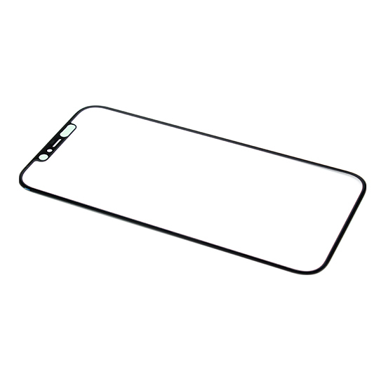 Staklo touchscreen-a - iPhone 12 Pro Max + OCA (Crown Quality) crni (MS)