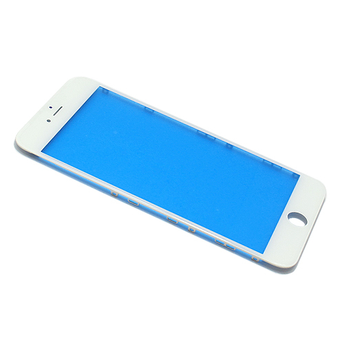 Staklo touchscreen-a - Iphone 6 PLUS sa frejmom beli (white) (MS)