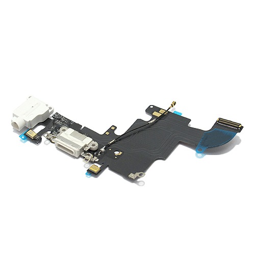Flet kabal (kabl) kabl - Iphone 6S sa konektorom punjenja i Handsfree slušalica beli (MS)