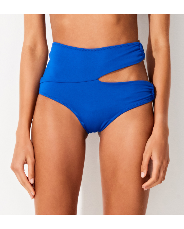 Bottom Bikini Anéis Azul