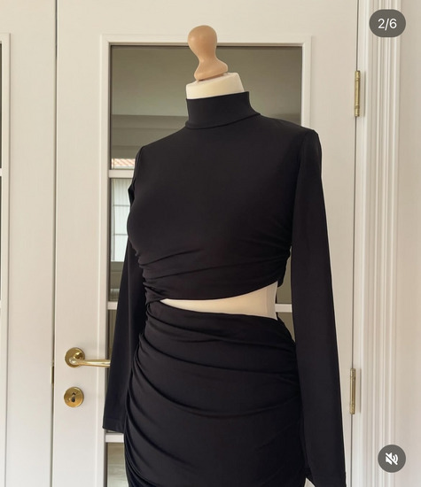Black skims dress