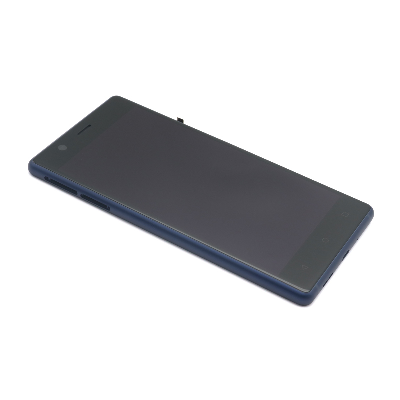 LCD displej (ekran) - Nokia 3 + Touch screen + okvir blue (MS)