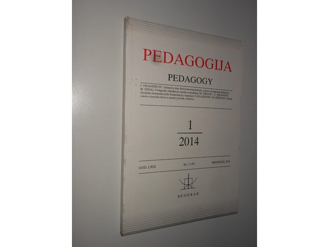 Pedagogija 1/2014 - Časopis foruma pedagoga