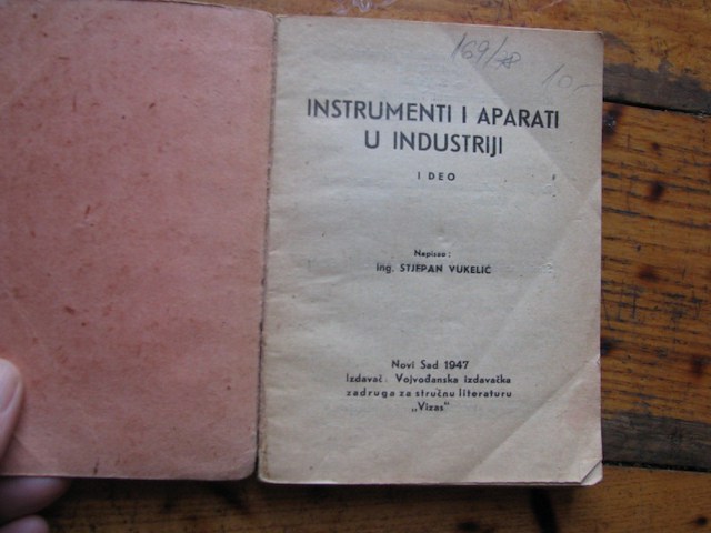 INSTSRUMENTI I APARATI U INDUSTRIJI I DEO 1947