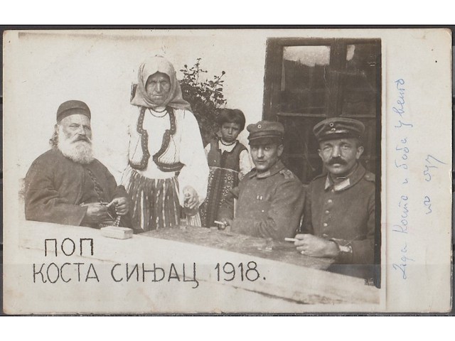 Pop Kosta Sinjac - Srpska nosnja 1918